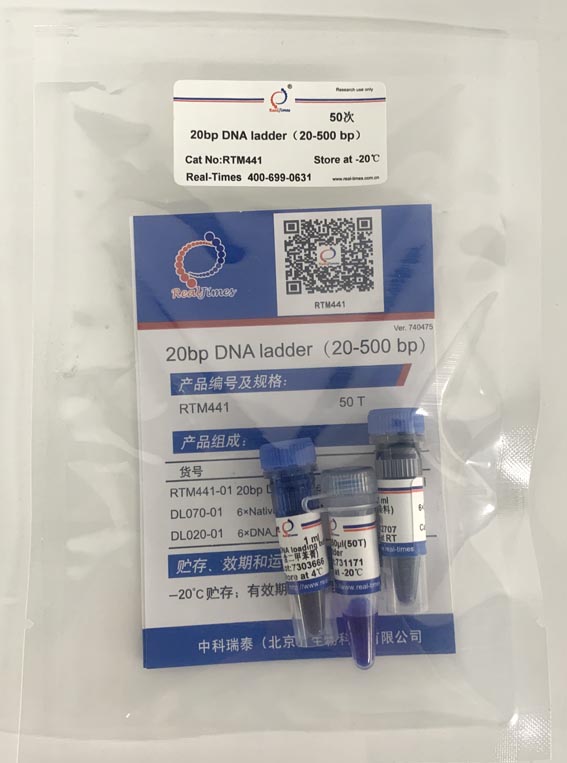 20bp DNA ladder（20-500 bp）